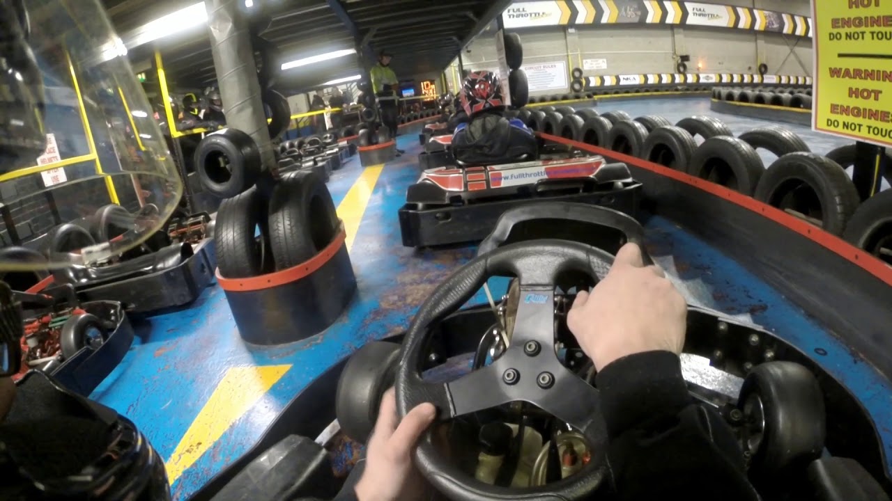 Go Karts Full Throttle Stourbridge 03/02/2018 - YouTube