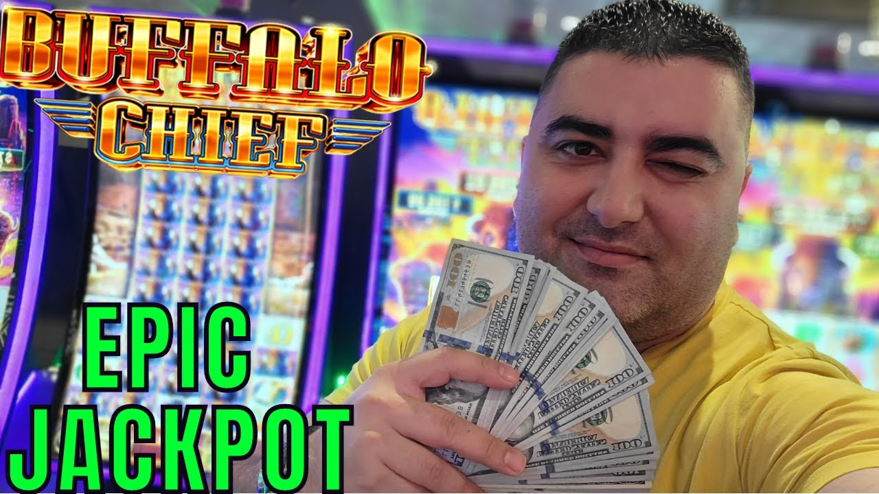 Another EPIC JACKPOT On High Limit Buffalo Chief Slot Machine - YouTube
