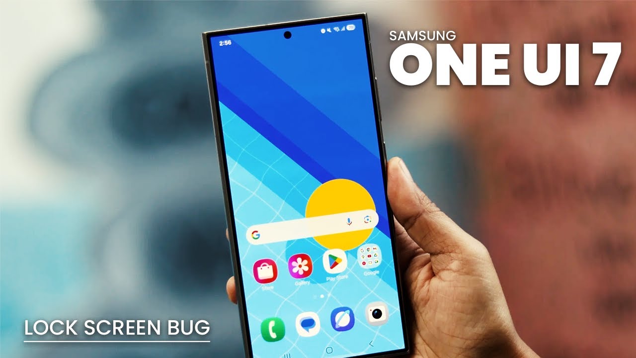 Samsung One UI 7 Lock Screen Lag – Fix Coming in May Update? - YouTube