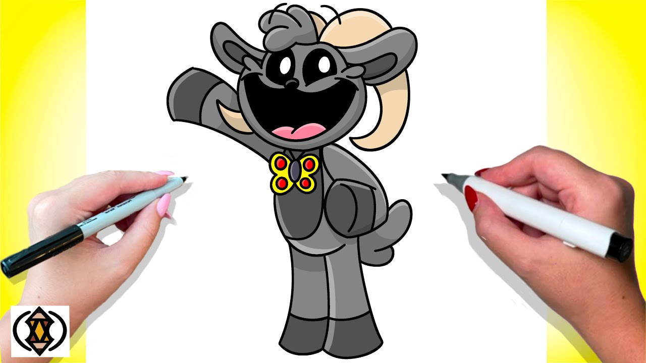 How To Draw Sweet Sheep | Smiling Critters | Poppy Playtime - YouTube