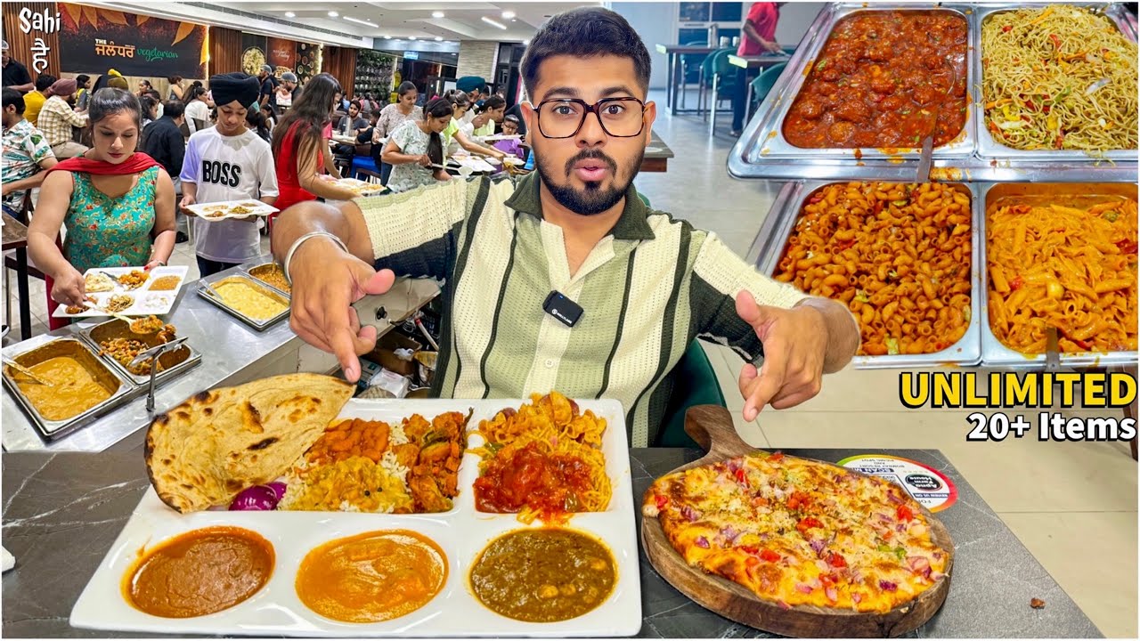 Unlimited Food Buffet + Unlimited Pizza at Rs 179 | Street Food India ...