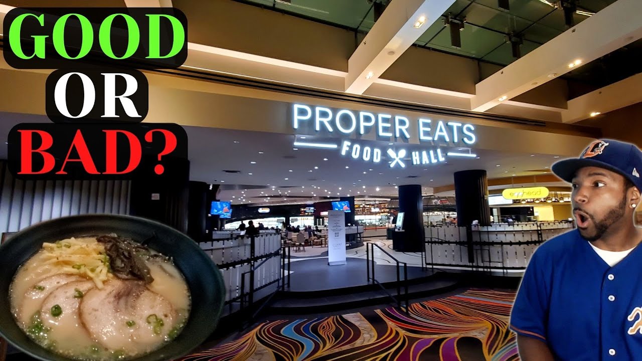 Aria Closed Their Buffet For This?? Proper Eats Food Hall at Aria Las ...