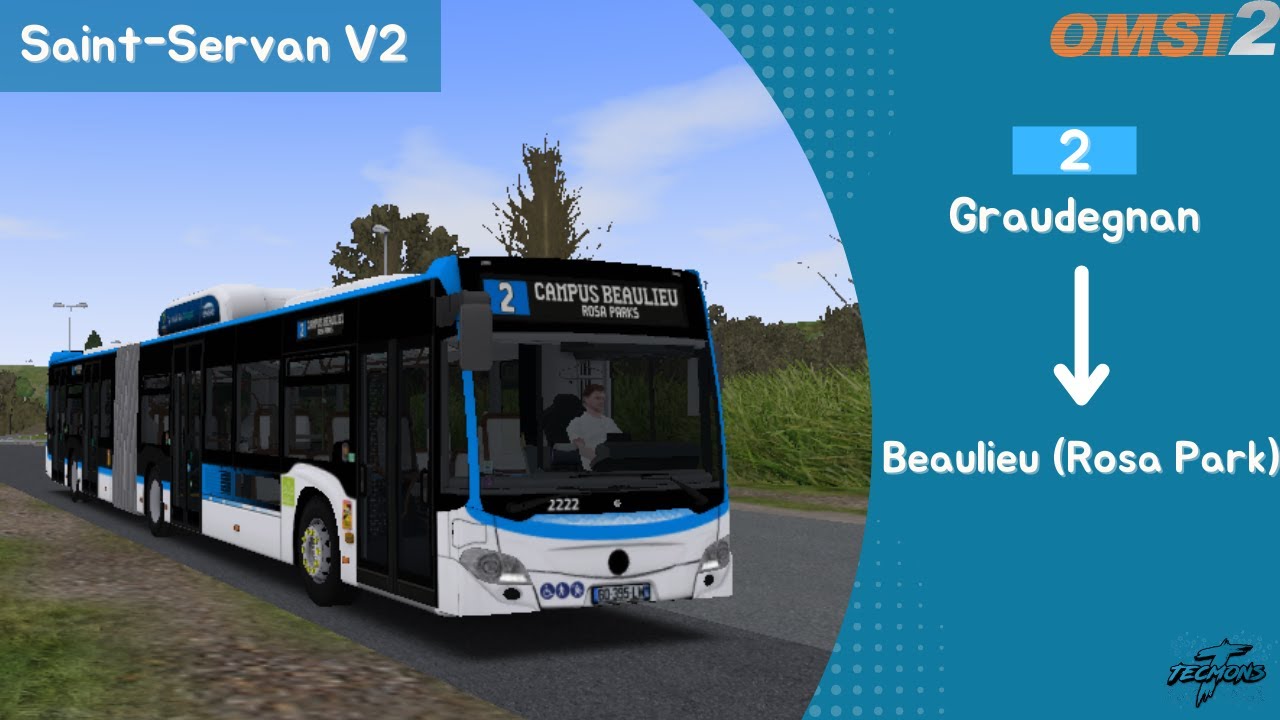 Ligne 2 | Carrière suivie sur Saint - Servan | Omsi 2 - YouTube