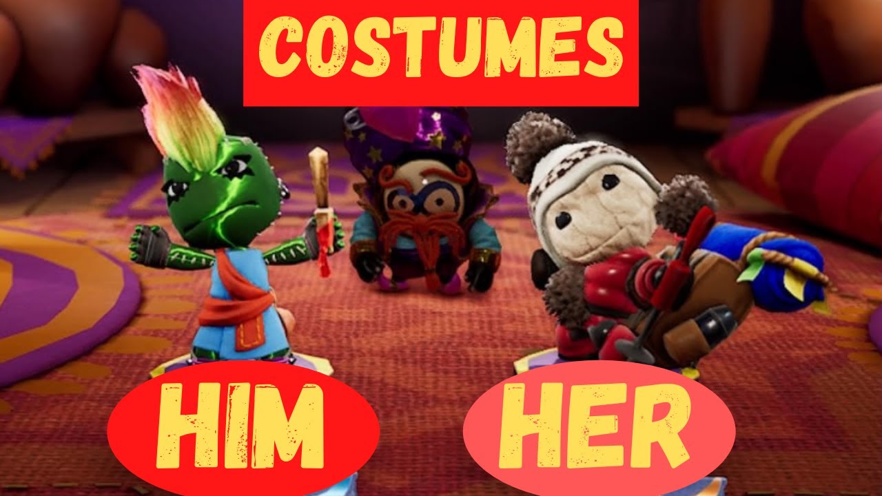 Sackboy A Big Adventure How To Change Costumes and Customize your ...