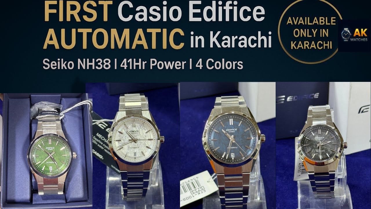 Casio’s FIRST Automatic Edifice Watch Is Finally Here — And It’s ONLY ...