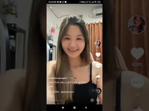 Cewek tiktok, kesayangan, Cantik sexy, don't look at nenene bigo