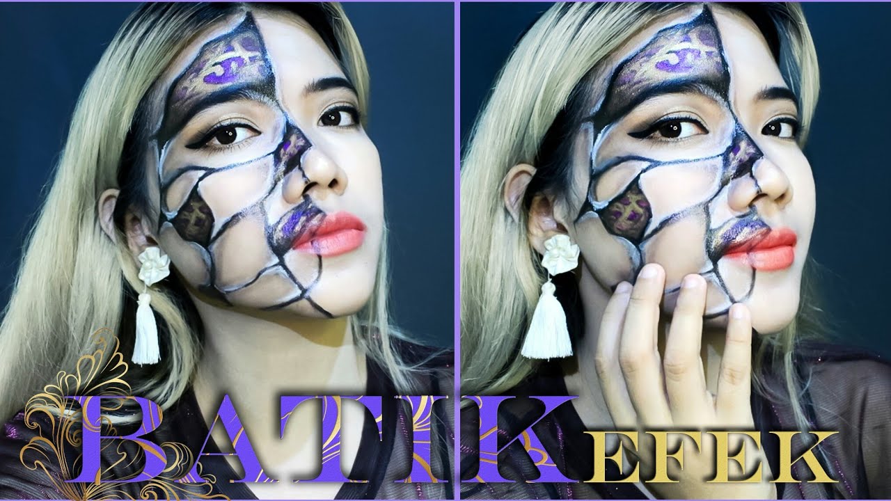 Face Painting Tutorial Efek Batik Pada Wajah | Beauty Addict Id - YouTube