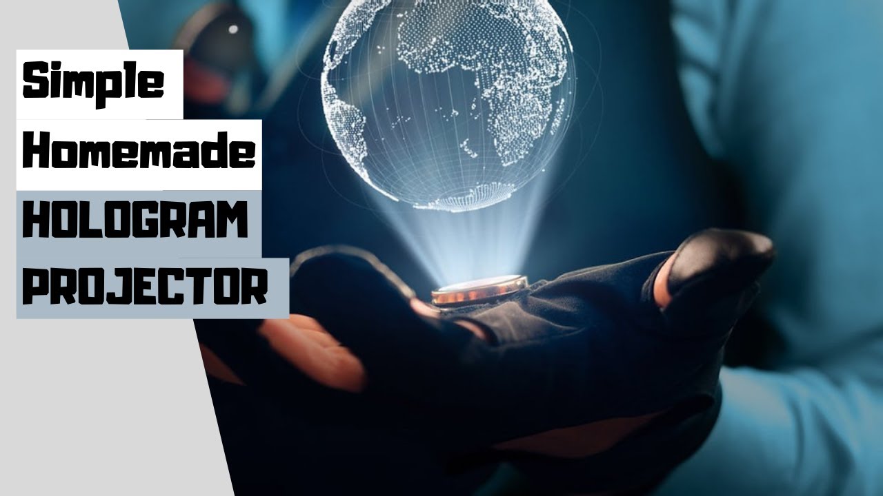 HOW TO MAKE A HOLOGRAM PROJECTOR AT HOME // DIY //ft Levin and Shahan ...