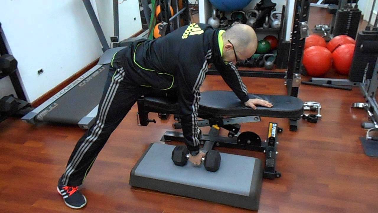 DORSALI :REMATORE CON MANUBRIO DEAD STOP - YouTube