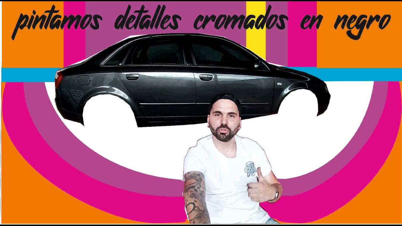 Pintar CROMADOS de Negro, os muestro un pequeño gran detalle - YouTube