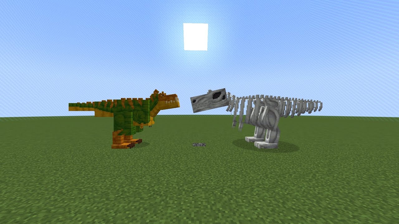 Tremorsaurus vs Skeletosaurus [Minecraft 1.20.1] |mob battle| - YouTube