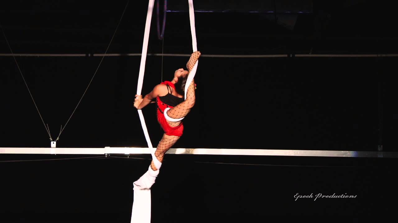 Aerial Silks Routine-Queen of Hearts - YouTube