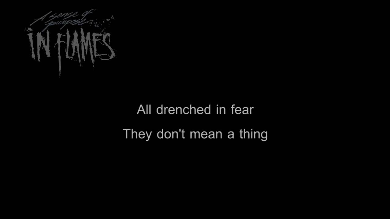In Flames - Drenched in Fear [Lyrics in Video] - YouTube