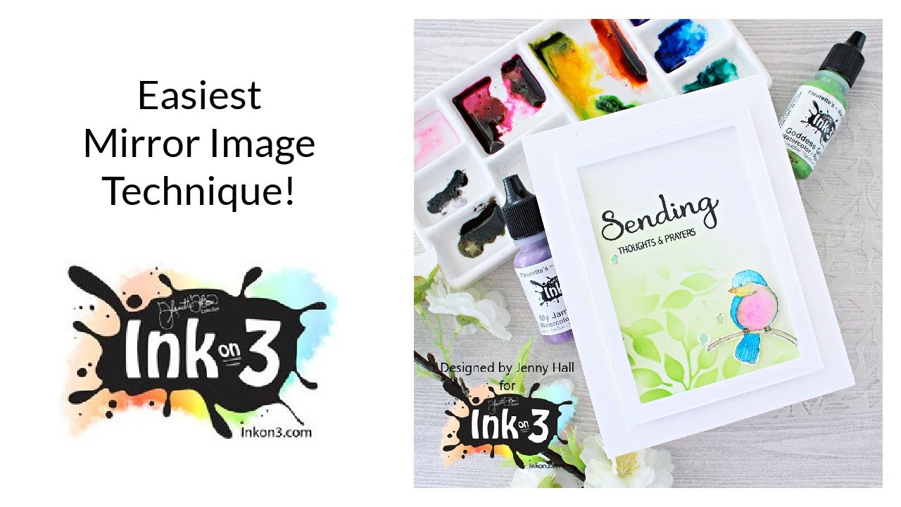 Mirror Image stamp from Ink on 3 - YouTube