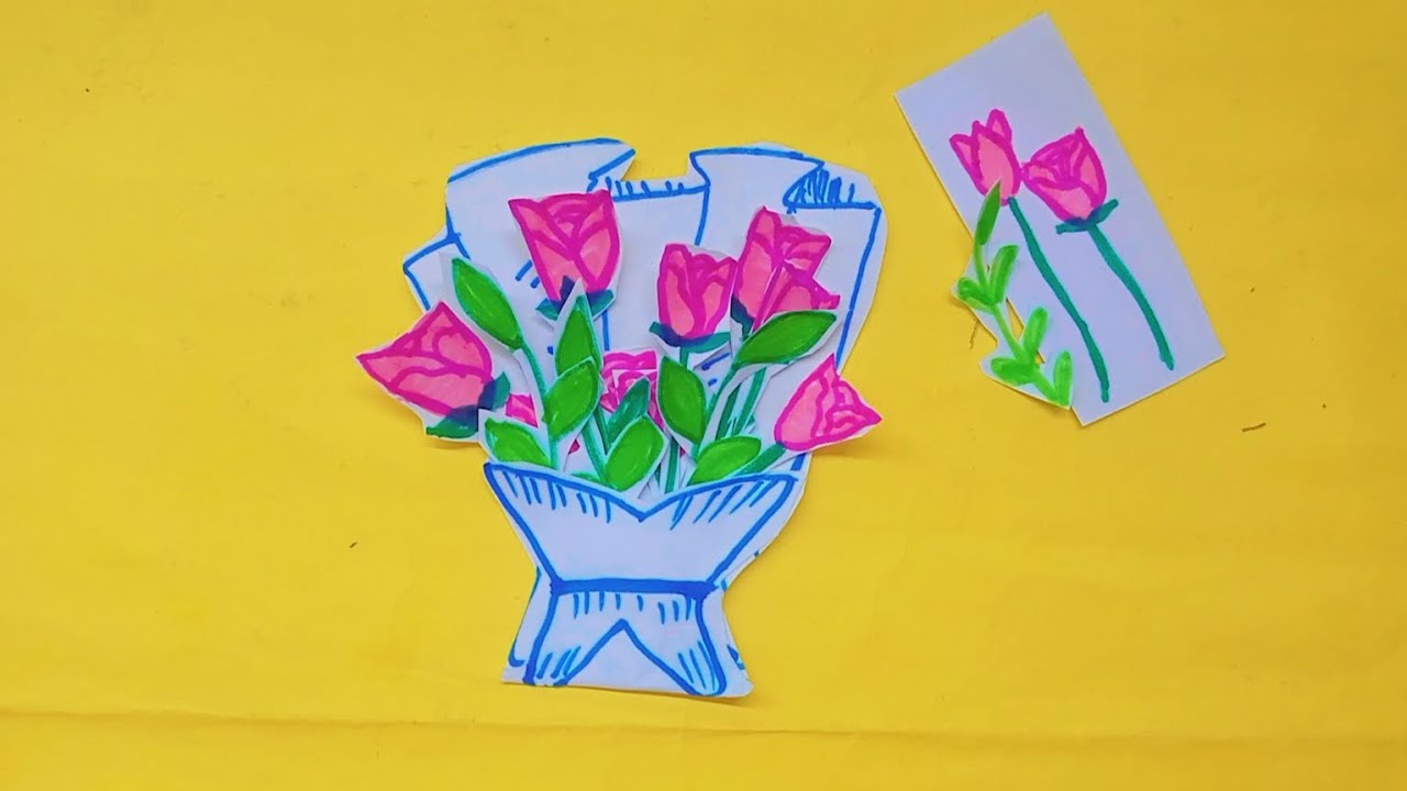 How to make DIY flower bucket 🌹💐||DIY flower bucket ||easy for Step by ...