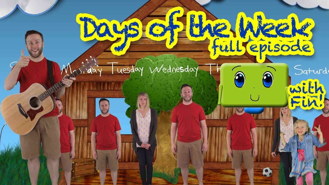 Days of the Week - Play Along With Us - Full Episode! - YouTube