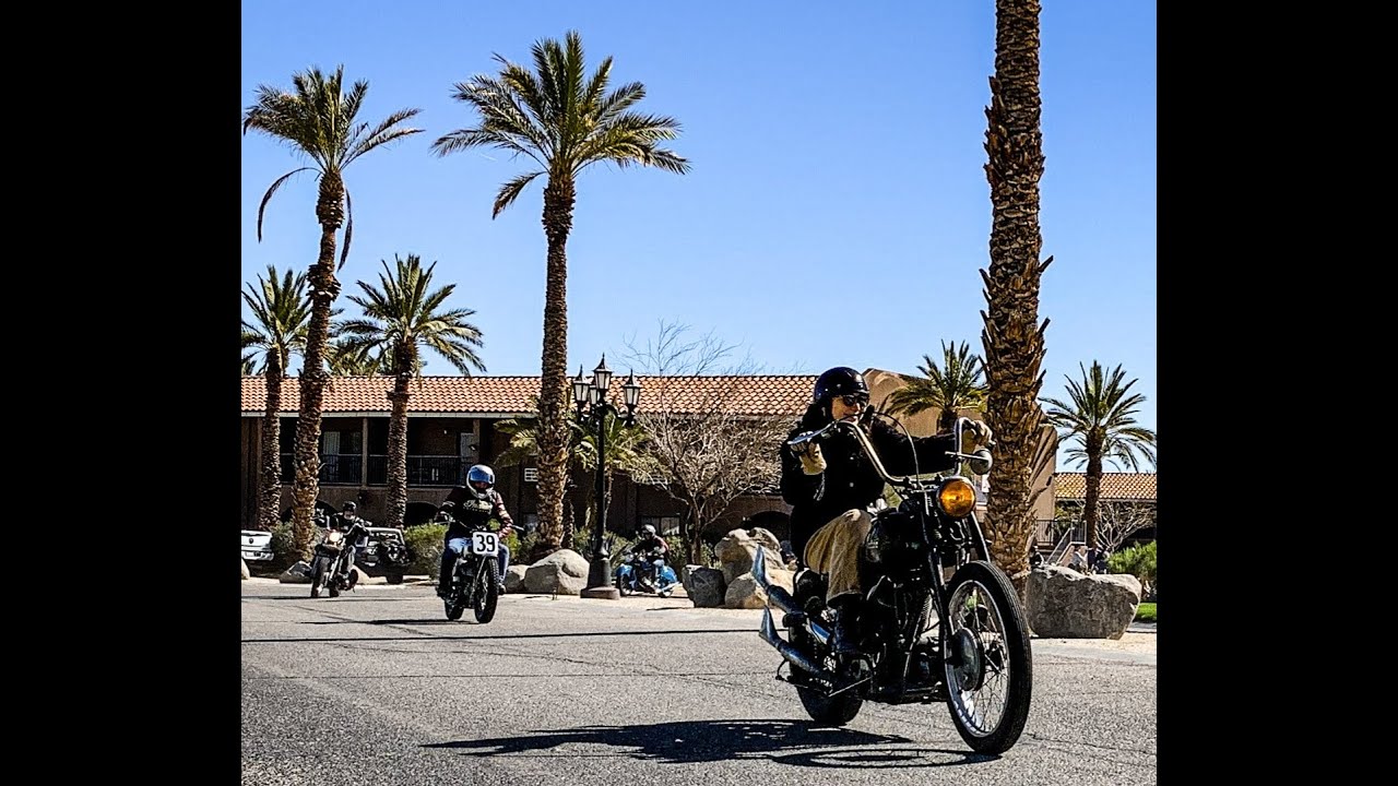 Riding with the Antique Motorcycle Club in Southern California - YouTube