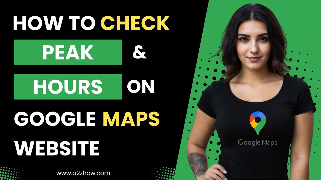 How to Find Peak Hours on Google Maps Website - YouTube