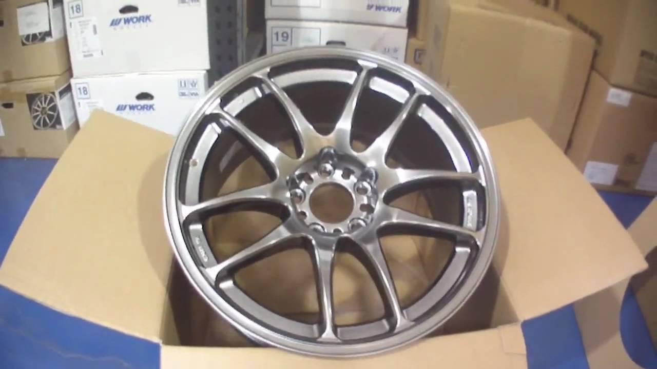 Work Emotion CR Kai Burning Black Finish Only at Vivid Racing - YouTube