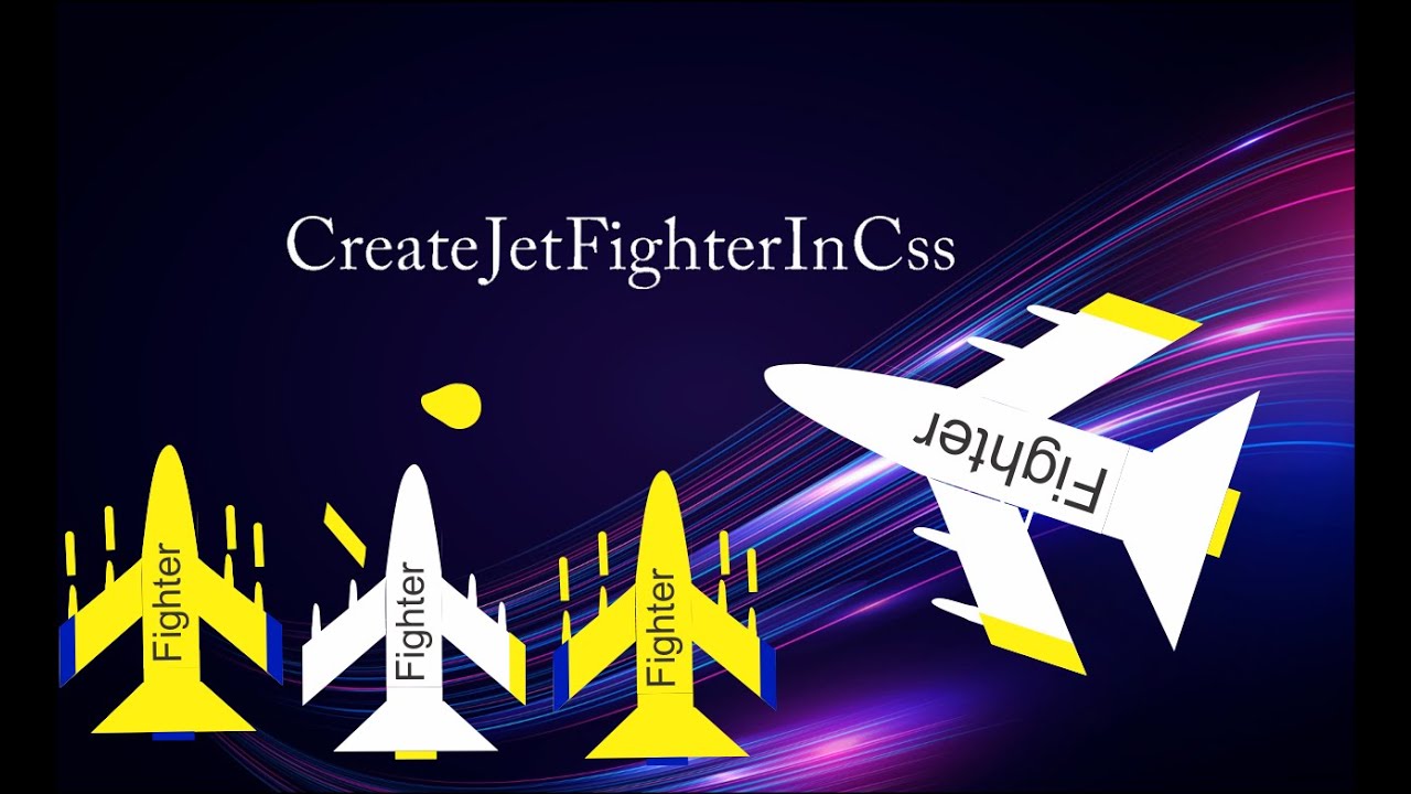 Create flight shape in css/html. part-1 - YouTube