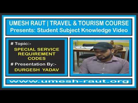 Travel And Tourism Course | Subject Knowledge | SSR Codes | Durgesh ...