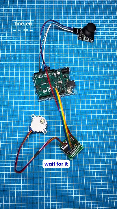 Joystick Module for Arduino Connected to a Stepper Motor #arduino # ...