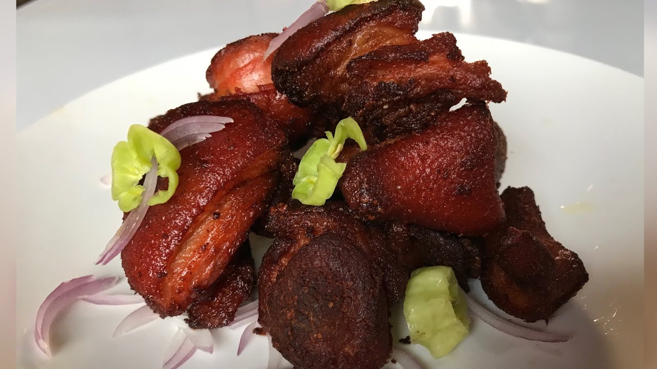 HOW TO MAKE DOMEDO/FRIED PORK - YouTube