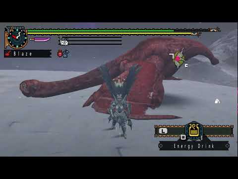 [MHFU] 055 Red Khezu vs Hunting Horn (G Rank, Restricted)