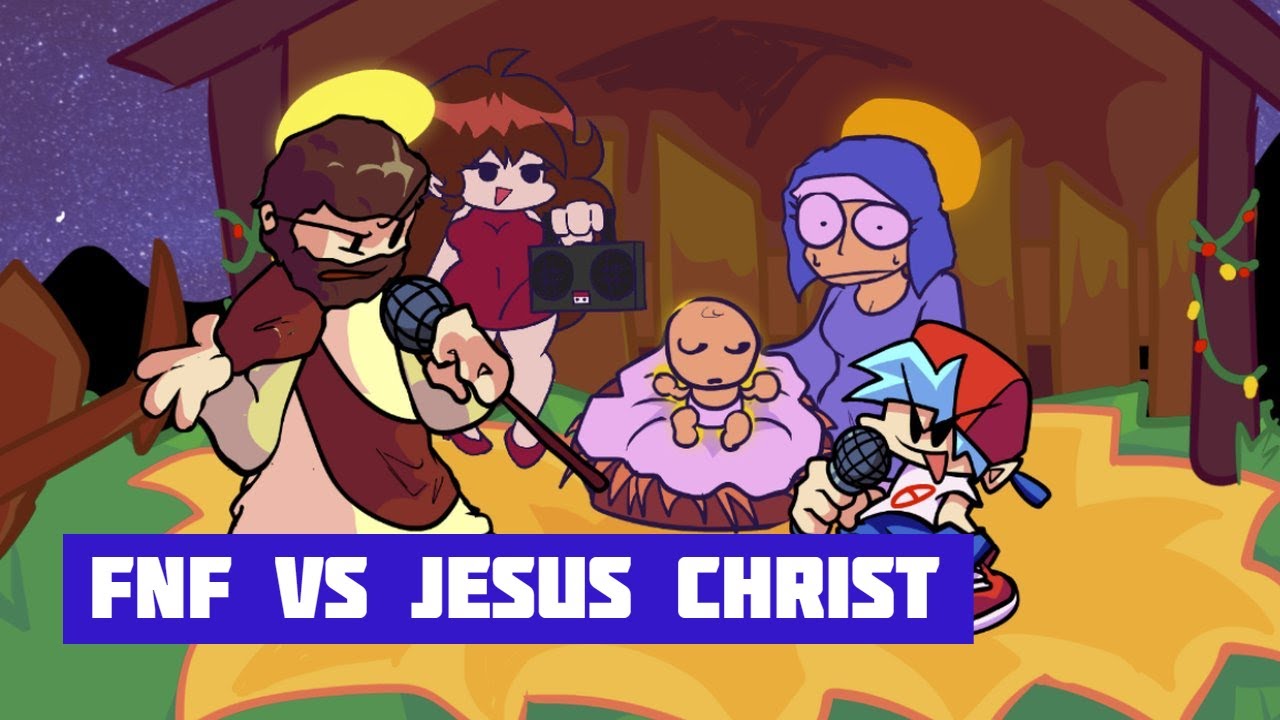 FNF VS Jesus Christ: Funked Birth - YouTube