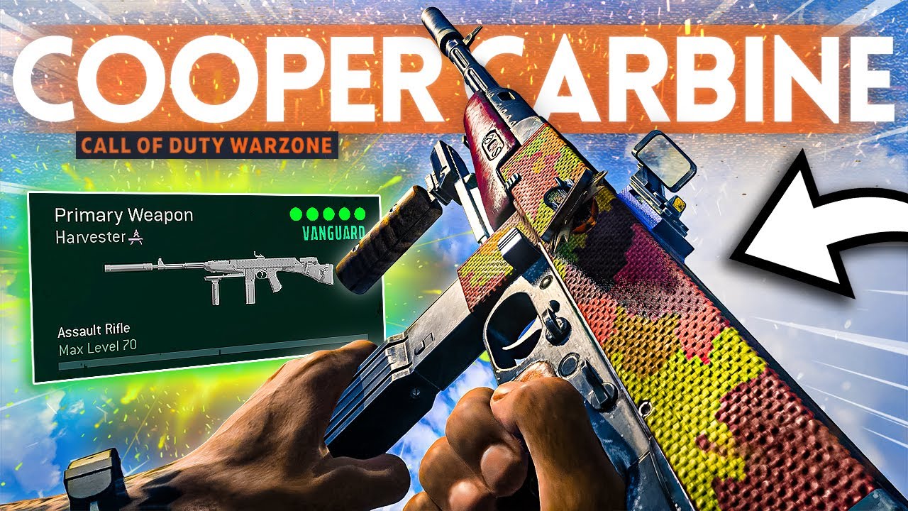 Using the BEST COOPER CARBINE Class Setup on Warzone Pacific Caldera ...