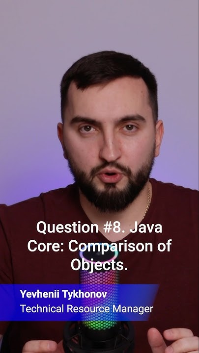 Question #8. Java Core. Difference between equals( ) method and the == operator #java #dev - YouTube