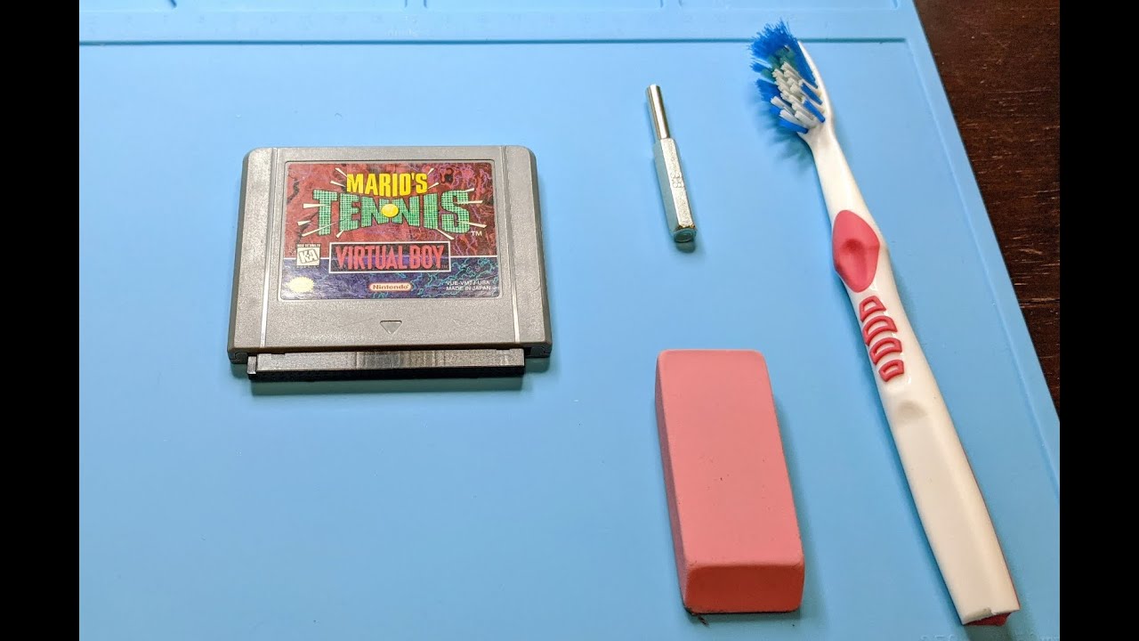 Virtual Boy cart disassembly and basic cleaning. - YouTube
