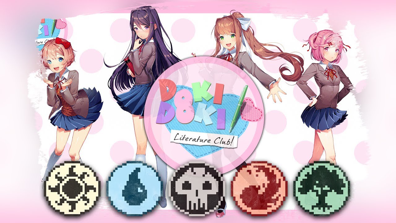 Colors MTG: Doki Doki Literature Club! - YouTube