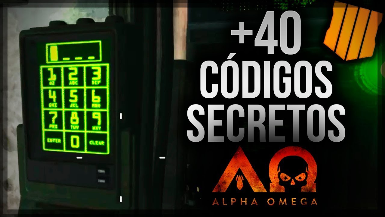40+ CODIGOS SECRETOS ALPHA OMEGA y SUS EFECTOS | Black Ops 4 - Alpha ...