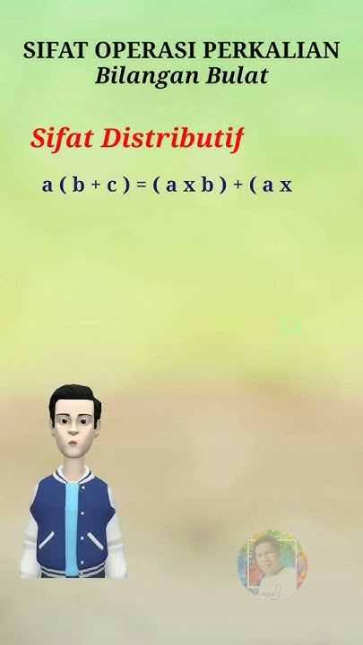 Sifat Operasi Perkalian Bilangan Bulat #sifatdistributif - YouTube
