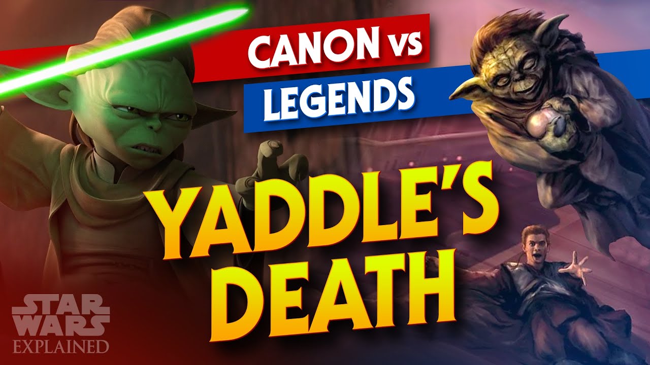 How Yaddle Died - Star Was Canon vs Legends - YouTube