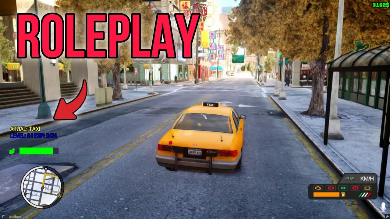MELHOR SERVIDOR DE ROLEPLAY QUE VOCÊ VAI ACHAR!!! GTA IV! (GTA 4 ...