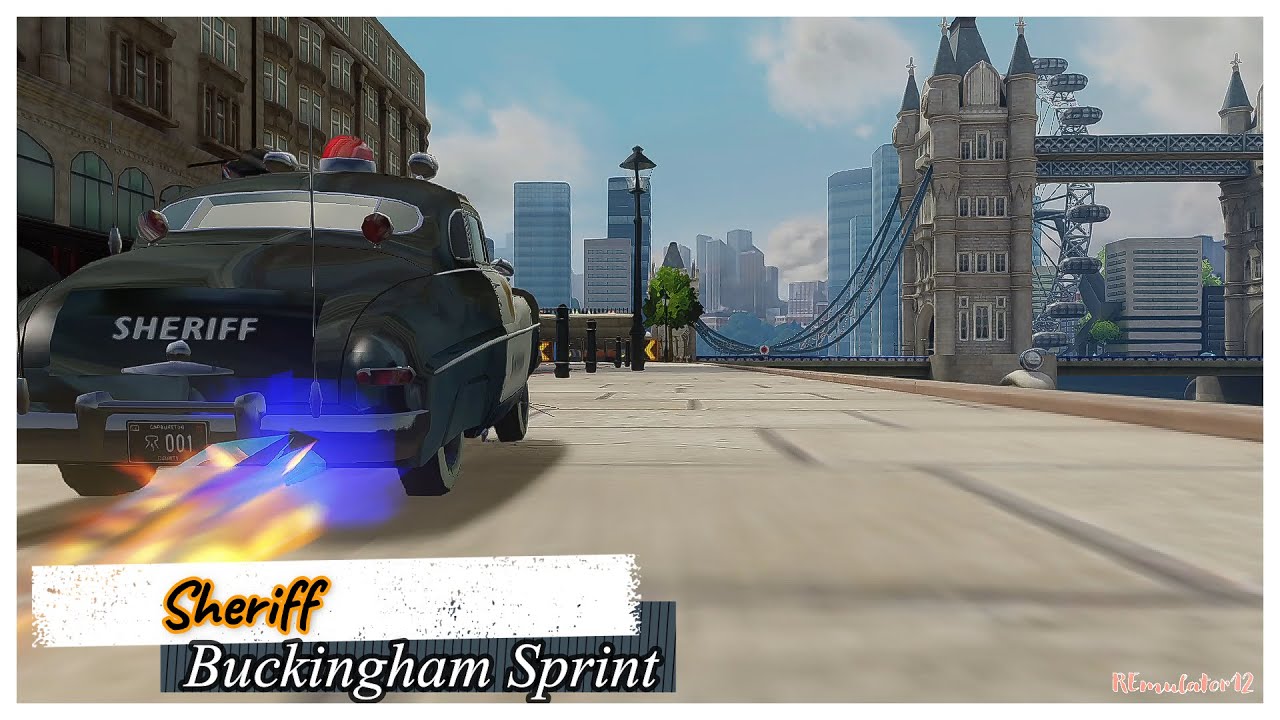 Cars 2 The Video Game | Sheriff - Battle Race (Machine Guns ...