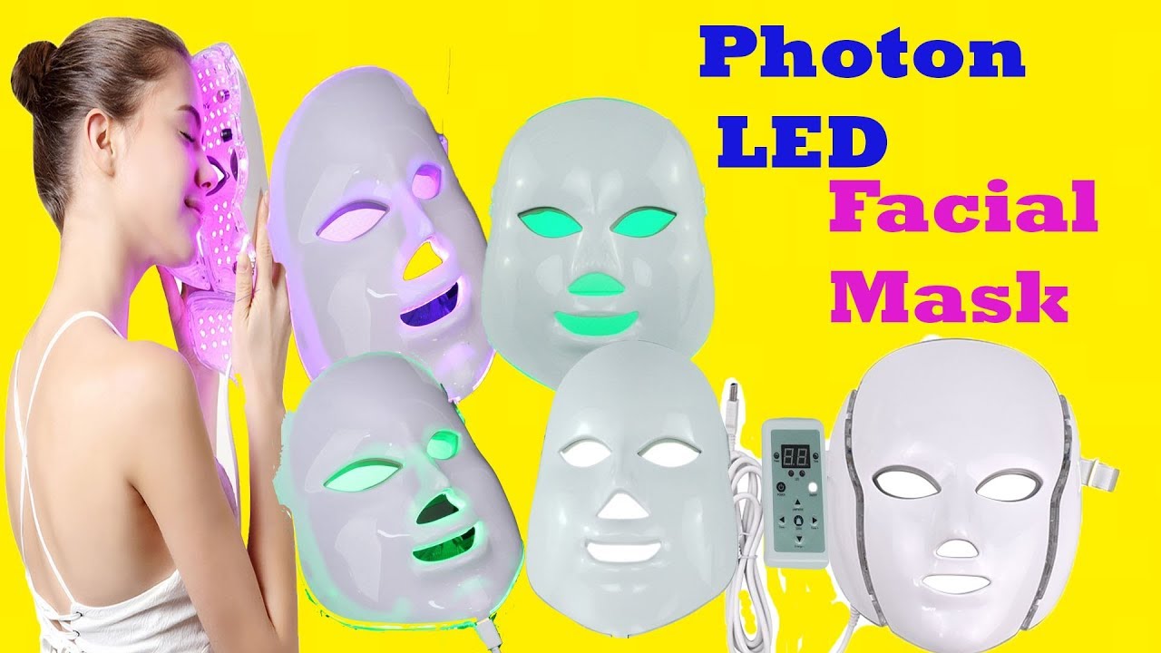 5 Top Rated Electronic LED Light Face Masks | 7 Colors Photon Skin ...