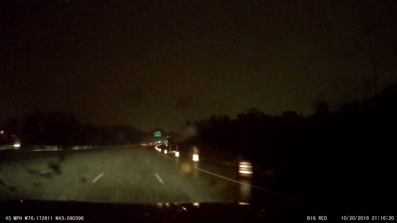 Treacherous Conditions in Syracuse with the Rain - YouTube