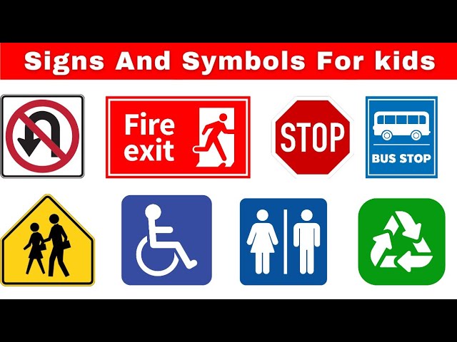 Traffic Signs And Symbols For Kids Signs And Symbols For Kids | Signs