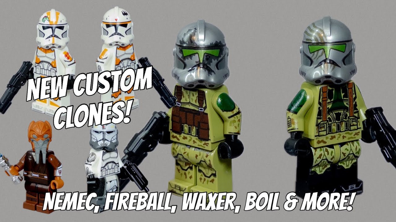 New Custom Clones- Nemec, Fireball, Waxer, Boil & More! - YouTube