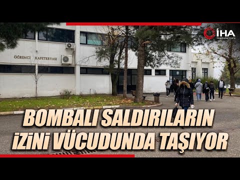 Dicle Üniversitesi’nde Meydana Gelen Bombalı Saldırıların İzini Vücudunda Taşıyor