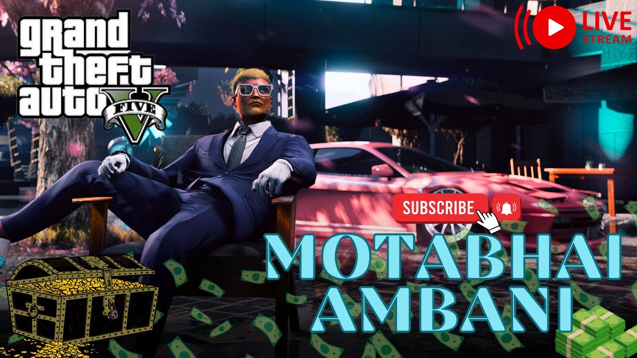 🔴 GTA V | Motabhai Ambani | GTA RP | With Cronous Gaming | Noob Ranger ...
