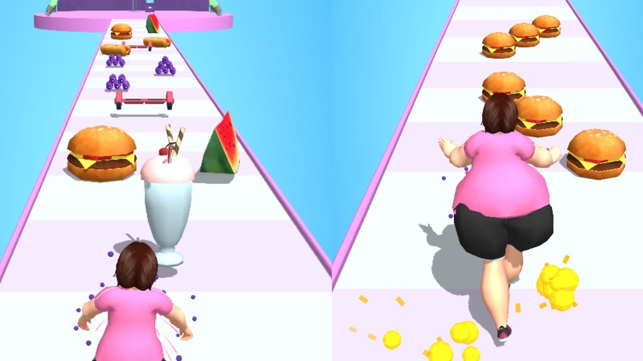 Fatty Run 3D Gameplay All Levels Walkthrough Max Level - YouTube