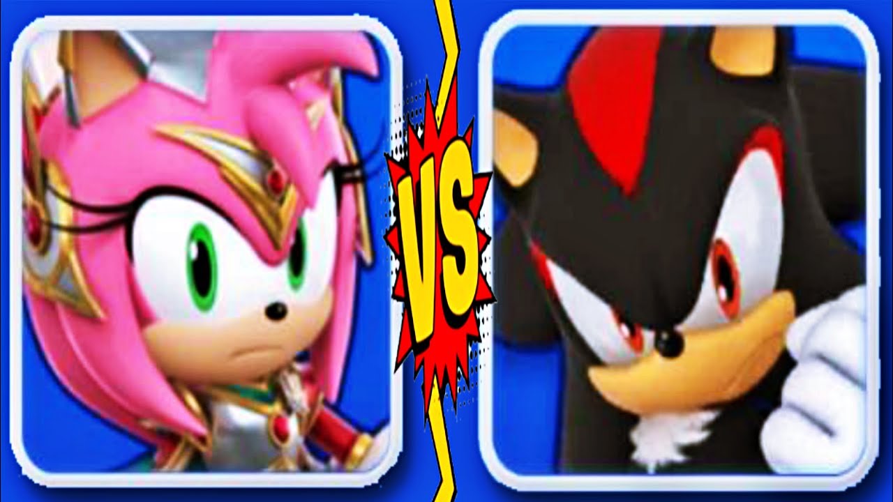 Sonic Dash Endless Running - Paladin Amy Vs Shadow (Android,iOS) - YouTube