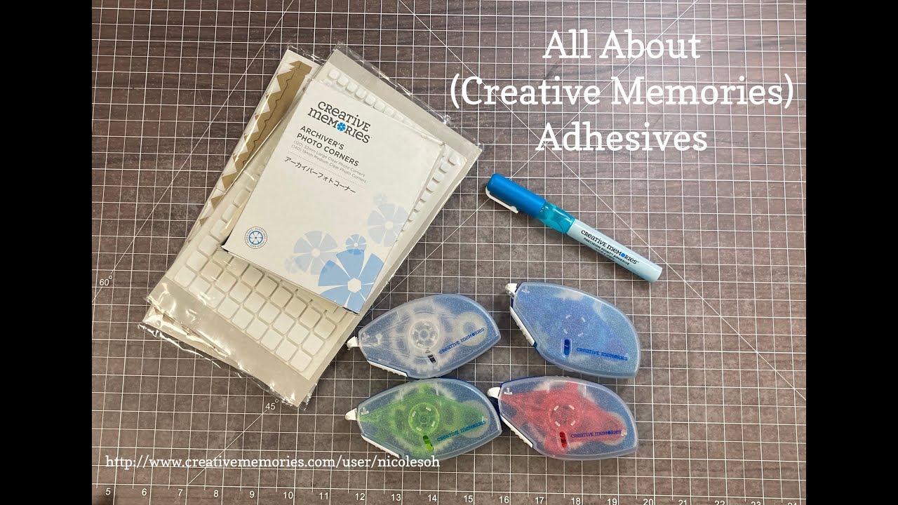 Tool Tips: All About Adhesives (Creative Memories Adhesives, that is ...