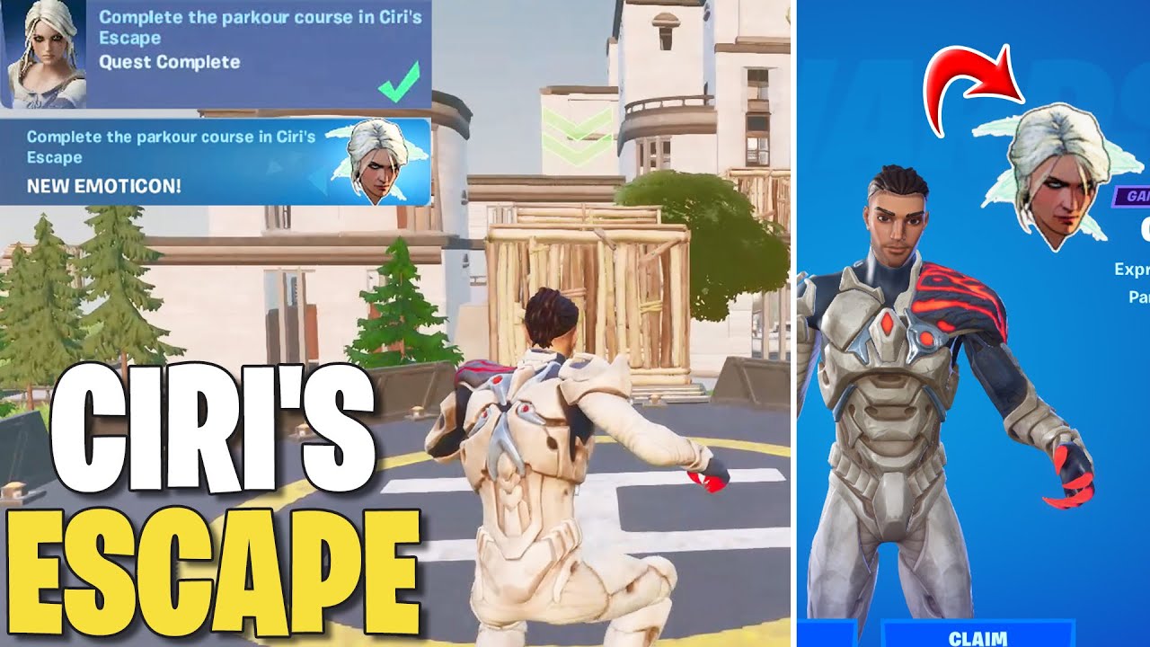 How to complete CIRI'S ESCAPE challenge | Fortnite - YouTube