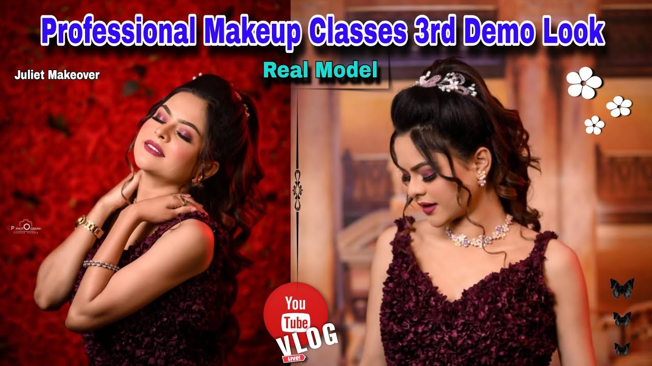 3rd Demo Class || Juliet Makeover || Real Model || VLOG || Smiley Amy ...