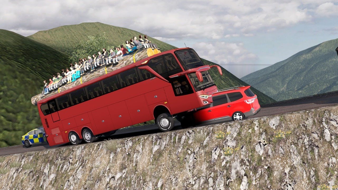 nameless bus carries excess passengers across the world's most ...